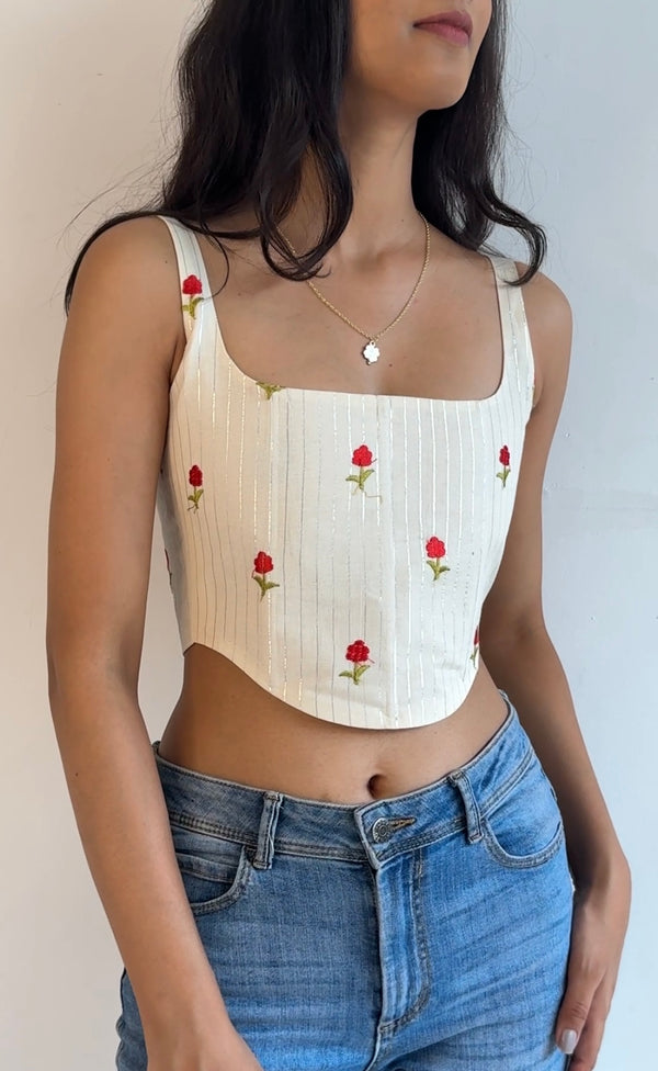Cherry Vanilla Corset - Mogra Designs