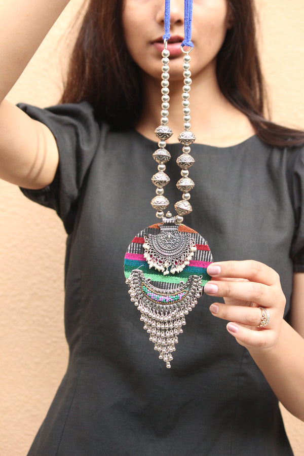 Morpankh Boho Necklace By Qurcha - Mogra Designs